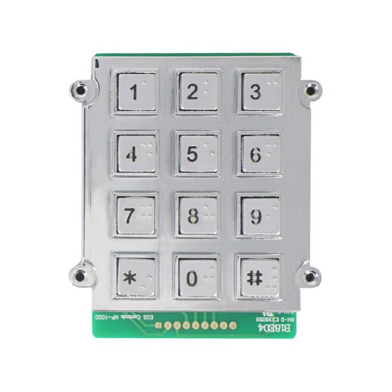 China 3×4 12keys braille keypad for blind people B667 Manufacturer and ...